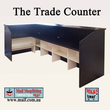 Trade Counter, Workshop Counter, bulky goods counter.